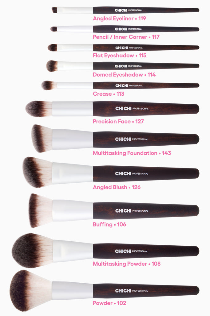 The Ultimate Professional Brush Set – Chi Chi Cosmetics